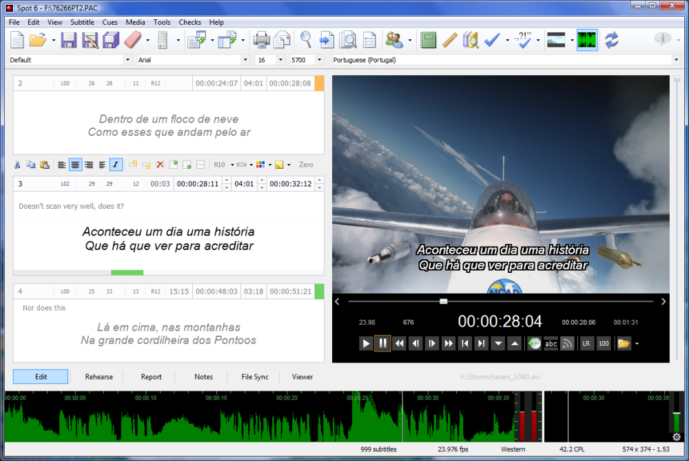 Spot Software Screen